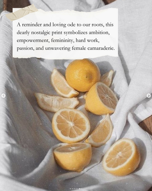 How the For Love and Lemons Lemon Print became Iconic 🍋💛 – Nouveau and ...