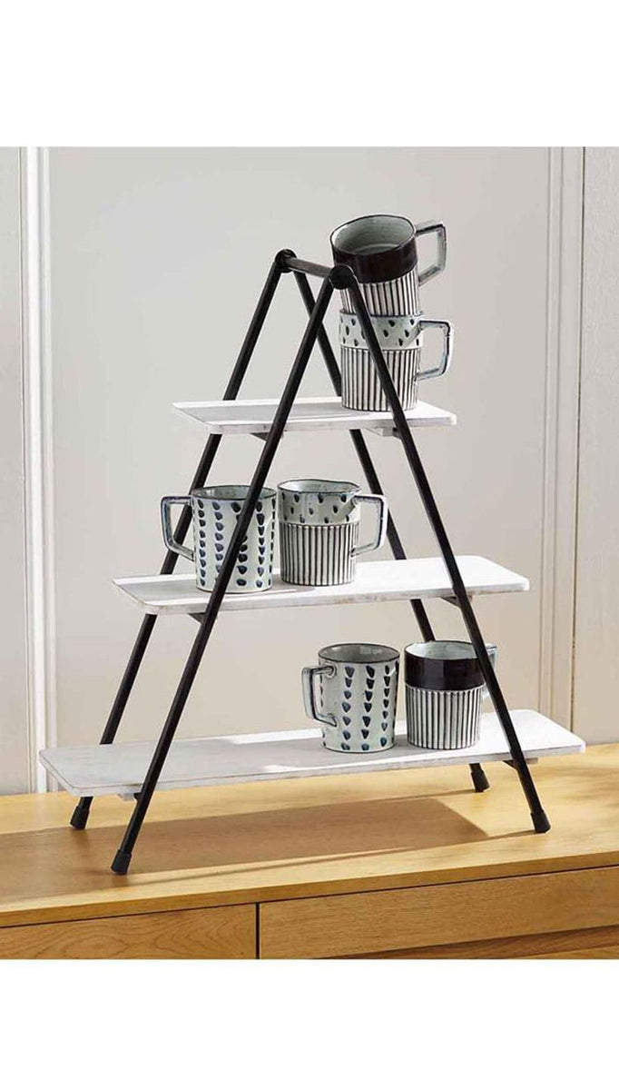 WHITE 3-TIER SERVER | Modern Farmhouse Decor | Mud Pie – Nouveau and ...