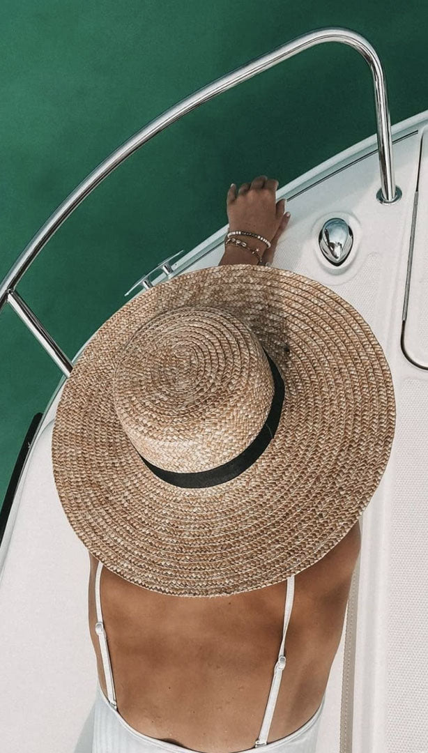 THE SPENCER WIDE BRIMMED BOATER | Lack Of Color | Lack Of Color Straw ...