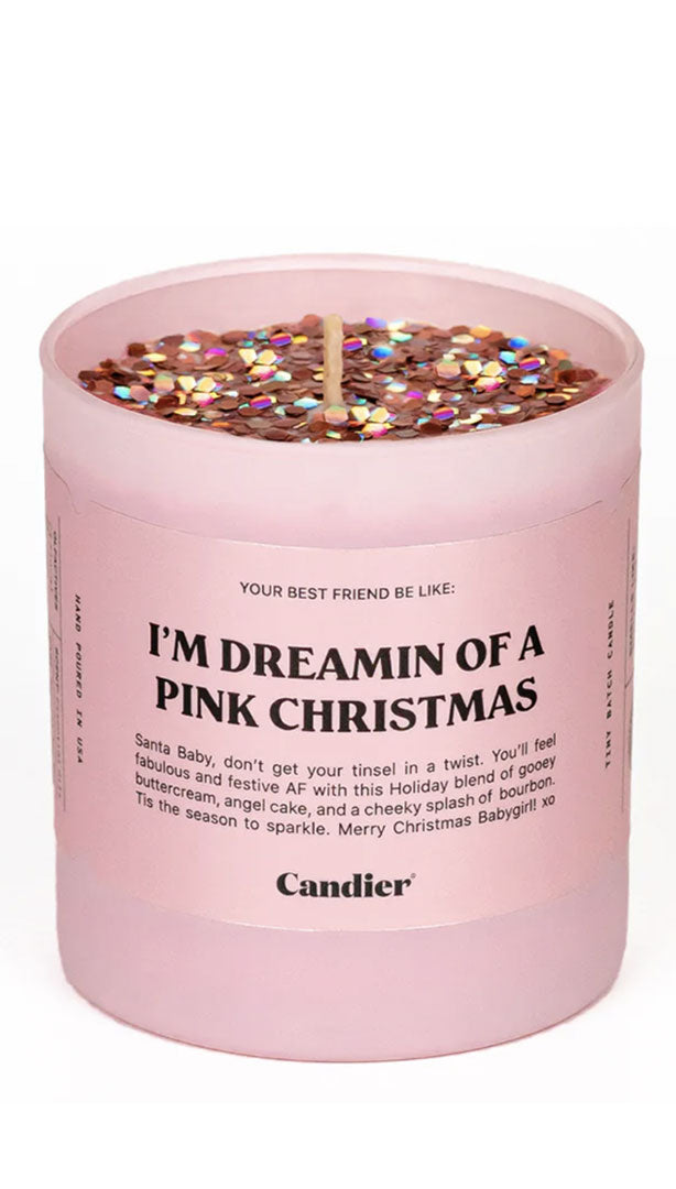PINK CHRISTMAS CANDLE | Ryan Porter for GIFTS | – Nouveau and Vintage