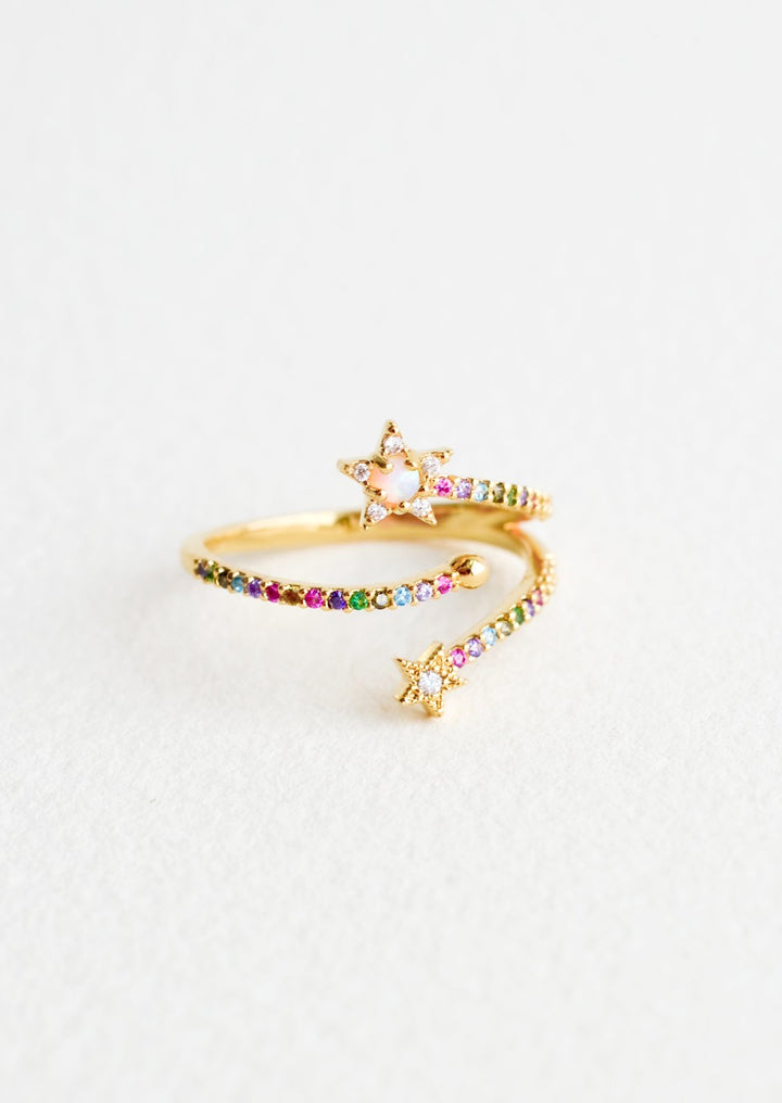 Rainbow Star Ring Tai Jewelry | Rainbow Trend Jewelry | Free Shipping ...